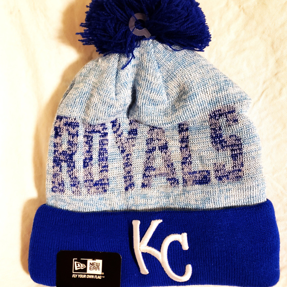 New Era | Accessories | Kansas City Royals Cuffed Knit Beanie Hat New ...